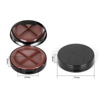 China Customized 4 Color Custom Makeup Eye Shadow Box Palette for sale