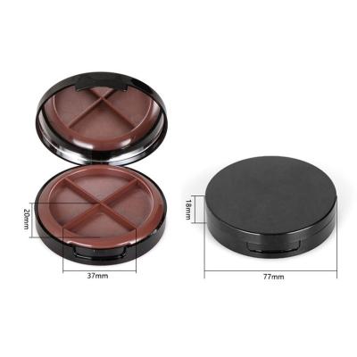 China Customized 4 Color Custom Makeup Eye Shadow Box Palette for sale