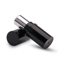 China Black Empty Lipstick Tubes Cosmetic Container For DIY Lip Balm for sale