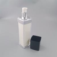 China Square 50ml Acrylic Airless Bottle For Cosmetic Packaging for sale
