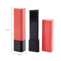 China Triangle ABS Matte Lipstick Tube Empty Custom Makeup Packaging for sale