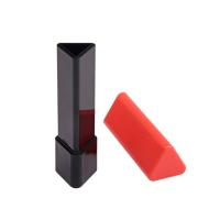 China Triangle ABS Matte Lipstick Tube Empty Custom Makeup Packaging for sale