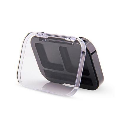 China Two Square Eyelid Blush Odm Eyeshadow Box Custom Makeup Packaging Transparent for sale