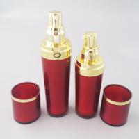 China Luxury Acrylic Cosmetic Contatiner Packaging Set Plastic Bottle And Jar for sale