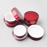 China Luxury Acrylic Cosmetic Contatiner Packaging Set Plastic Bottle And Jar for sale