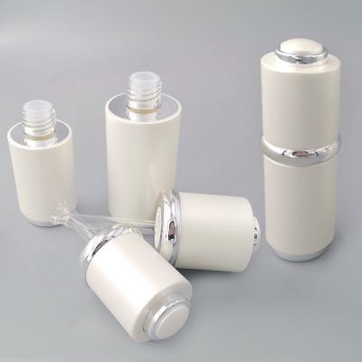 China White 50ml Cosmetic Packaging Set Eco Dropper Bottle Press Pump Jar for sale