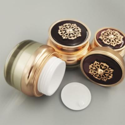 China 2.7oz Luxury Acrylic Odm Cosmetic Packaging Set Empty Skincare Container for sale