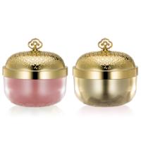China Luxury Empty Acrylic 10g Cosmetic Cream Jar Gold Silver for sale