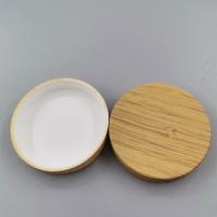 China Oem Cosmetic Cream Jar Custom Recyclable Wooden Bamboo Lid for sale