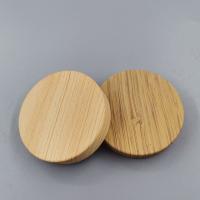 China Oem Cosmetic Cream Jar Custom Recyclable Wooden Bamboo Lid for sale