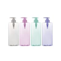China Square Conditioner Shower 500ml Pump Dispenser Bottle for sale