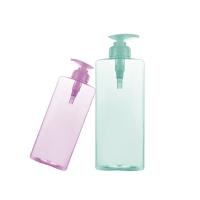 China Square Conditioner Shower 500ml Pump Dispenser Bottle for sale