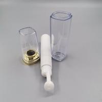 China Cosmetic Eye Cream Empty Airless Bottle With Smear Massage Head for sale