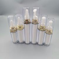 China Cosmetic Eye Cream Empty Airless Bottle With Smear Massage Head for sale