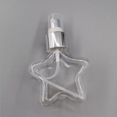 China Star Shape Fine Mist Petg Spray Pump Bottle For Cosmetic Container Packaging for sale