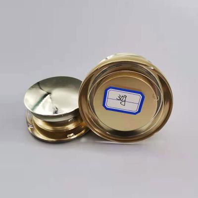 China 80g Double Wall Cosmetic Jar With Lid Plastic Face Cream Container Packaging for sale