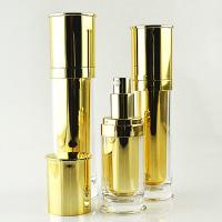 China Empty Acrylic 100ml Airless Lotion Pump Bottles Cosmetic Custom for sale