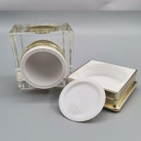 China Custom Acrylic Square 250ml Cosmetic Bottle Sets Plastic for sale