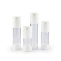 China 15ml Empty Frosted Airless Pump Bottles For Refillable Cosmetic Container for sale