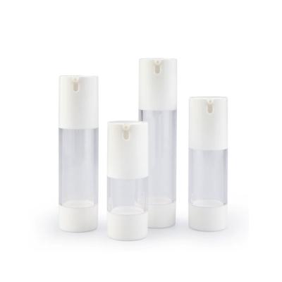 China 15ml Empty Frosted Airless Pump Bottles For Refillable Cosmetic Container for sale