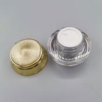 China Oem Luxury Acrylic Airless Cosmetic Packaging Set Lotion Bottle And Cream Jar for sale