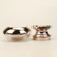 China Round Empty Acrylic 10g 15g Facial Cream Jar Hot Stamping for sale
