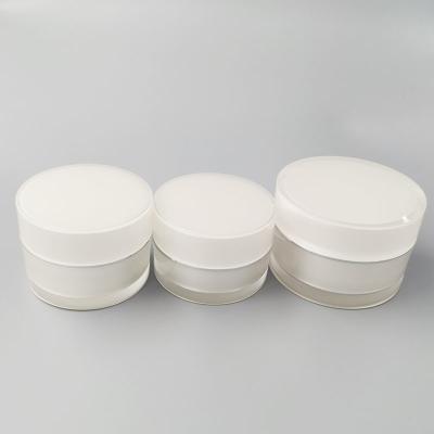 China Luxury Acrylic 40g Cosmetic Cream Jar Packaging Serum Lotion for sale