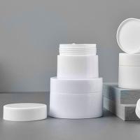 China Injection Molding Pp 30g Cream Cosmetic Bottle Frosted Large White Travel for sale