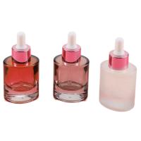 China Empty Cosmetic 30ml Glass Essential Oil Bottle With Dropper for sale