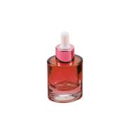 China Empty Cosmetic 30ml Glass Essential Oil Bottle With Dropper for sale