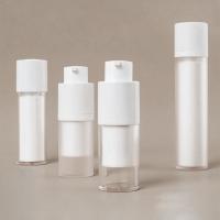 China Airless Cosmetic Non Spill Cream Pump Bottle Travel Dispenser Refillable Containers for sale