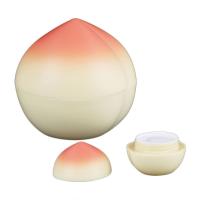 China Cosmetic Cream Peach Shape Plastic Cream Jar 30ml for sale