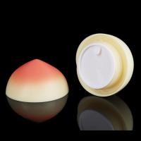 China Cosmetic Cream Peach Shape Plastic Cream Jar 30ml for sale