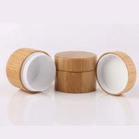China Bamboo Plastic Cosmetic Cream Jar Eco Friendly 15ML 20ML 50ML for sale