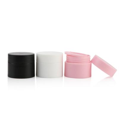 China Acrylic Plastic Face Eye Cosmetic Cream Jar Custom Color for sale