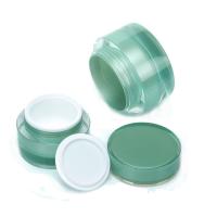 China 50ML Acrylic Plastic Cosmetic Cream Jar With Double Wall for sale