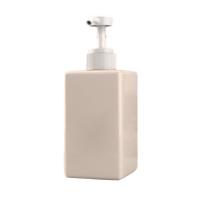China PETG Square Lotion Bottle Pump Dispenser OEM 450ml for sale