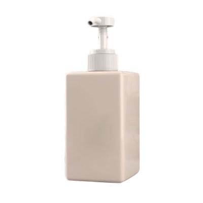 China PETG Square Lotion Bottle Pump Dispenser OEM 450ml for sale