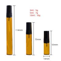 China Sub Bottling Brown Glass Spray Bottle 3ml 5ml 10ml For Perfume for sale