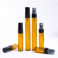 China Sub Bottling Brown Glass Spray Bottle 3ml 5ml 10ml For Perfume for sale