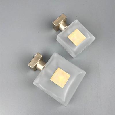 China 50ML Empty Frosted Glass Perfume Bottle Customized for sale