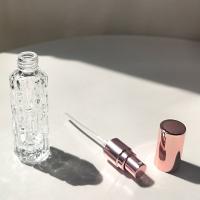 China Portable Airless Glass Pump Dispenser Bottle Empty For Travel for sale