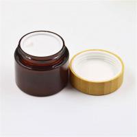 China PMMA 15g Bamboo Cream Jar For Cosmetic Packaging for sale