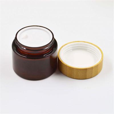 China PMMA 15g Bamboo Cream Jar For Cosmetic Packaging for sale