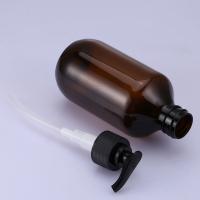 China 500ml Plastic Pump Dispenser Bottles Transparent Cosmetic Packaging for sale