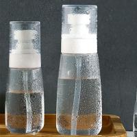 China 30ml U Shape Pump Dispenser Bottle For Travel Package PET Lotion Cream Bottle for sale