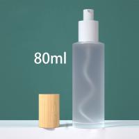 China Frosted Glas Refillable Pump Bottles Empty For Essential Oil for sale