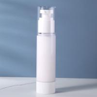 China Clear Pump Dispenser Bottle Vacuum Travel Cosmetic Bottles Container for sale