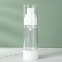 China Cosmetic Flat Airless Pump Bottles For Skincare Sparying for sale