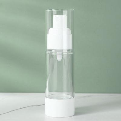 China Cosmetic Flat Airless Pump Bottles For Skincare Sparying for sale